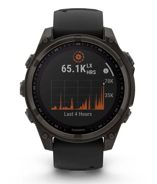 GARMIN Fenix 8 - 47 mm, Solar Sapphire graphit/titan carbongrau, 1.049,99